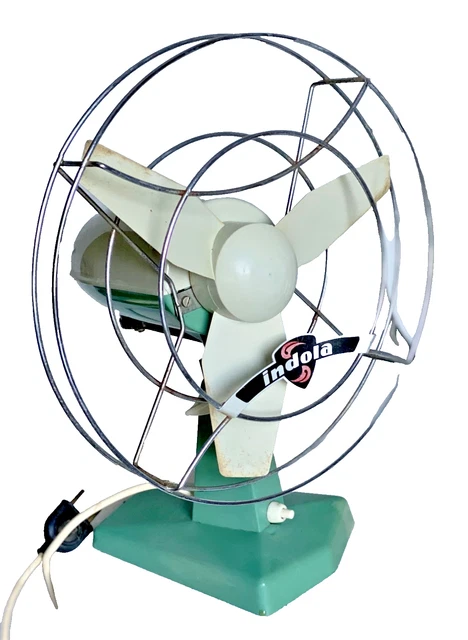 VENTILATEUR ÉLECTRIQUE INDOLA Vintage 1970 en état de Fonctionnement ...