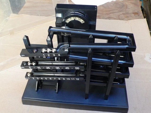 BALL CLOCK ROLL o clock kinetic rolling ball time machine clock £238.74 ...