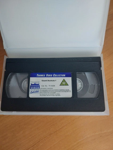 VINTAGE VHS VIDEO Cassette. Thames Video Collection " Count Duckula ...
