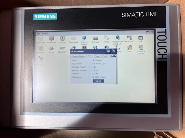 - SIEMENS SIMATIC HMI TOUCH TP700 Comfort 6AV2124-0GC01-0AX0 EUR 449,00 ...