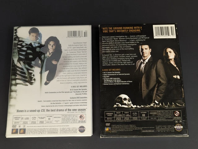 BONES SEASON 1 and 2 DVD set $25.00 - PicClick CA