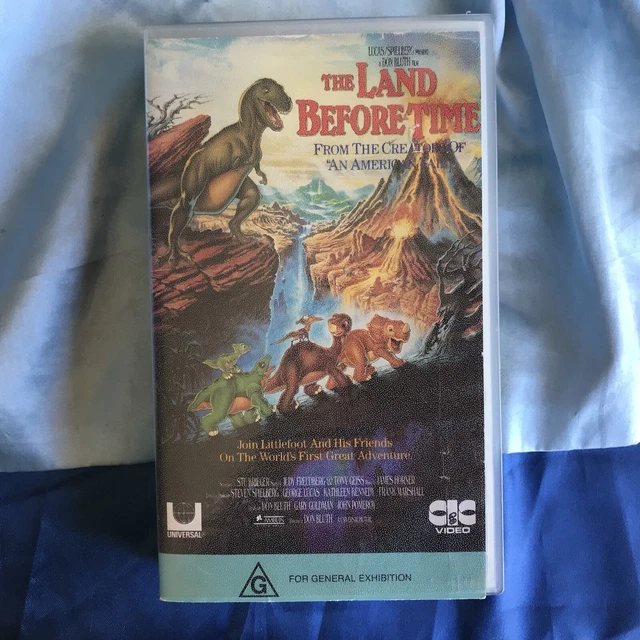 THE LAND BEFORE Time I - Feature Length Film - CIC Universal VHS Video ...