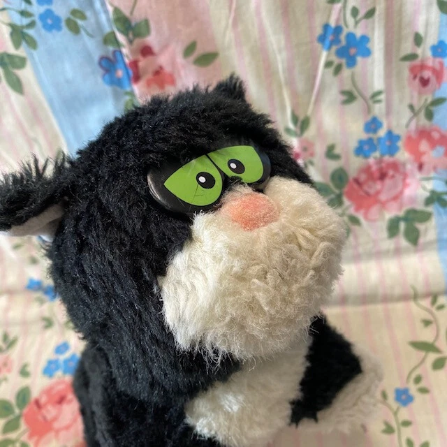 VINTAGE 1994 BLACK & White Postman Pat Jess The Cat Soft Plush Toy ...