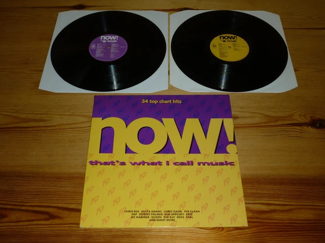 NOW THATS WHAT I CALL MUSIC VOLUME 19 VINYL DOUBLE ALBUM 2x RECORDS LP ...