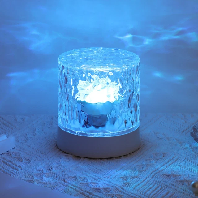 WATER RIPPLE NIGHT Light 360Degree Dynamic Romantic LED Atmosphere ...