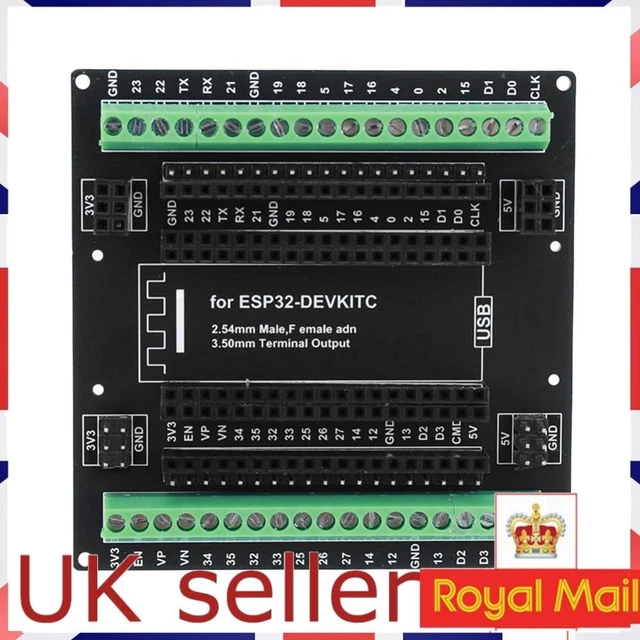 Durable Gpio Expansion Module Board Portable For Esp32 Devkitc Esp