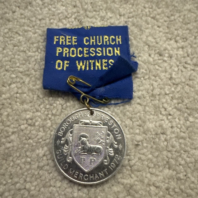 MEDAL COMMEMORATING THE Preston Guild Merchant of 1912. #30 £10.80 ...