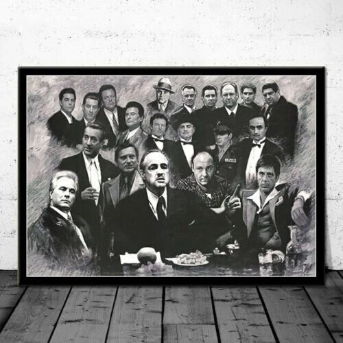 TOILE TABLEAUX mafia gangster banditisme 30x45cm EUR 18,99 - PicClick FR