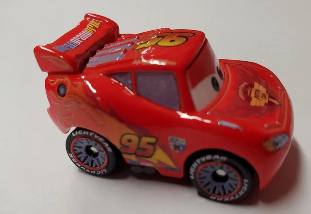 DISNEY PIXAR CARS Mini Racers Lightning Mcqueen With Racing Wheels ...