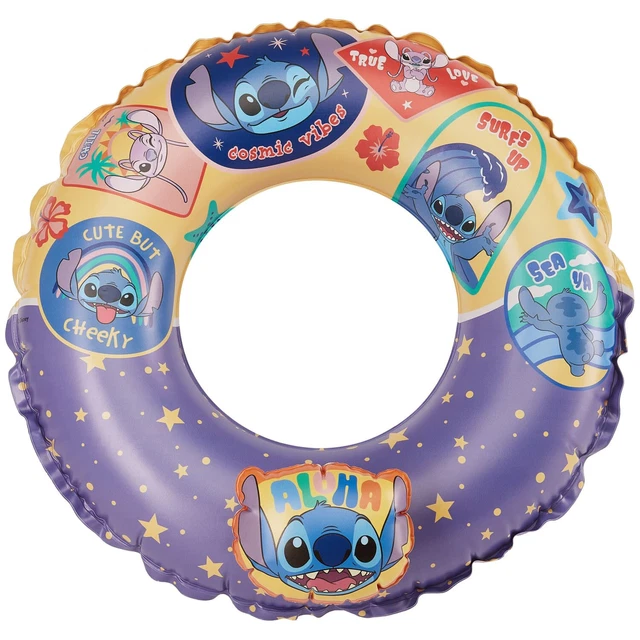 50CM DISNEY STITCH Inflatable Kids Swim Ring Perfect For The Pool And ...