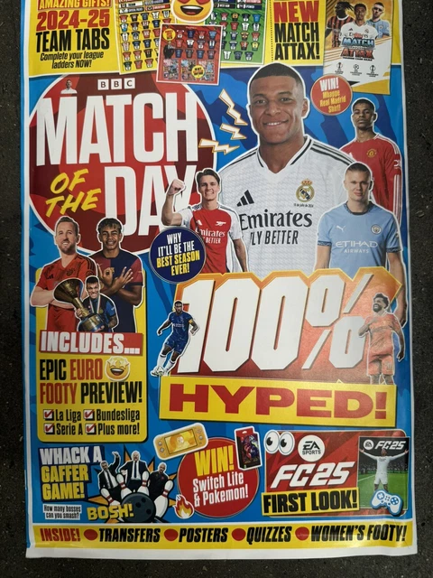 MATCH OF THE Day magazine #709 2024 The Big Kick-Off + League Ladders ...