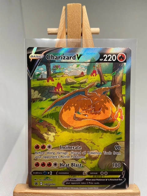 CHARIZARD V - Ultra Premium Collection Black Star Promo SWSH260 - MINT ...