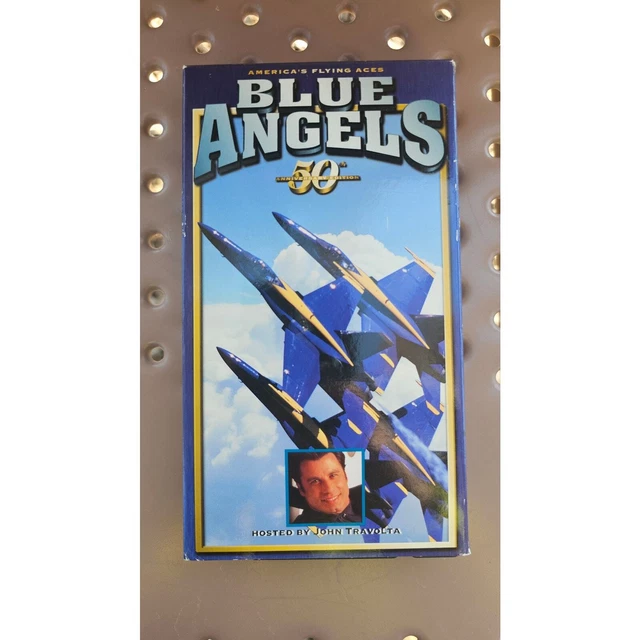 RARE VINTAGE VHS John Travolta Americas flying aces blue angels 50th ...