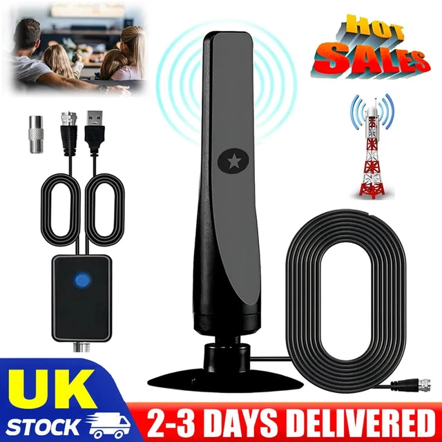 2025 4K REWAVE Antena, TV Antenna, Suction Cup TV Antenna Plug Play 3m ...