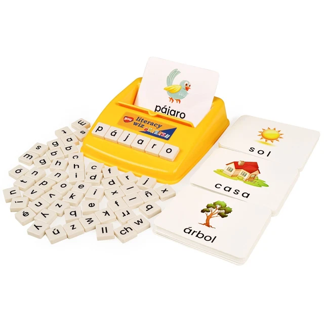 SPANISH LITERACY WIZ Spelling Game - Espanol Lower Case 60 Flash Cards ...