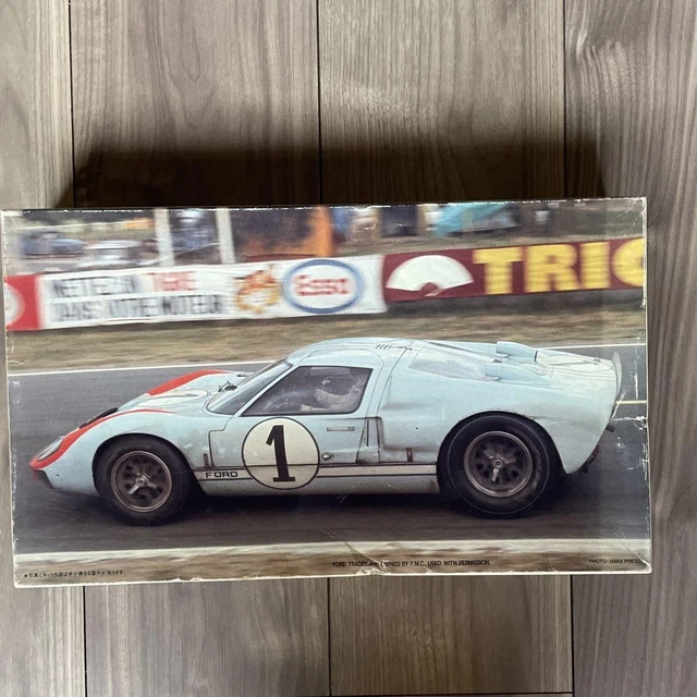 FUJIMI FORD GT40 Mark II Model Kit 124 Scale Unassembled Vintage Car ...