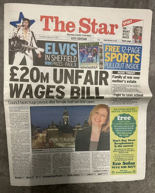 SHEFFIELD STAR NEWSPAPER 11/2/2010 Wednesday United Rotherham Barnsley ...