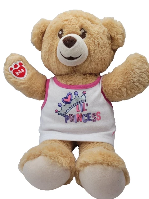 BUILD A BEAR Lil Princess Cub Teddy Bear Cuddly 16"Plush Soft Toy Bab ...