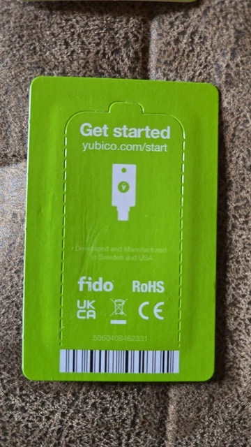 YUBIKEY 5C NFC Multi-Factor Authentication Key $43.90 - PicClick CA