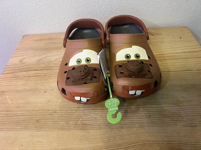 CARS X CROCS Classic Clog Disney Pixar Tow Mater Kids size J4 £84.46 ...