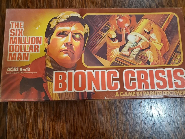 VINTAGE ORIGINAL 1975 Bionic Crisis Six Million Dollar Man Board Game ...