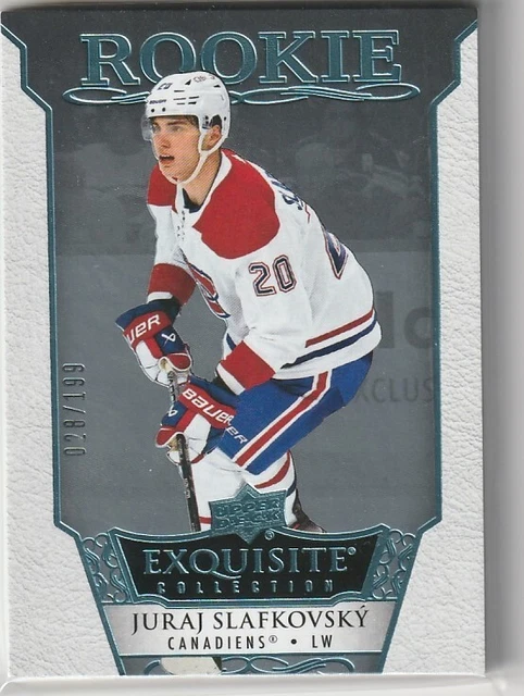 2022-23 GLACE DU Pont Supérieur Exquis Spectre Rookie Bleu Habs Juraj Slafkovsky /199 EUR 0,85 ...
