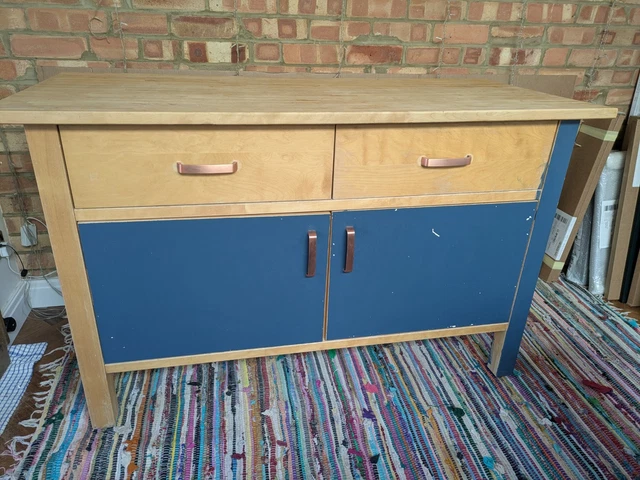 IKEA VARDE FREESTANDING Kitchen Unit, Part Upcycled! A BARGAIN! £52.72 ...