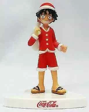 FIGURINE MINIATURE LUFFY One Piece Coca-Cola version Chopper de Noël ...