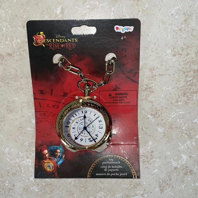 DISNEY DESCENDANTS RISE Of Red Pocket Watch Halloween Costume Jewelry ...