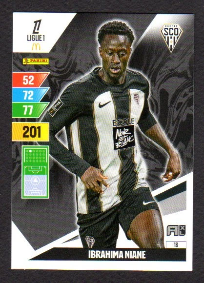 CARTE PANINI ADRENALYN XL 2024-25 Ligue 1 #18 Ibrahima NIANE Angers SCO EUR 1,00 - PicClick FR