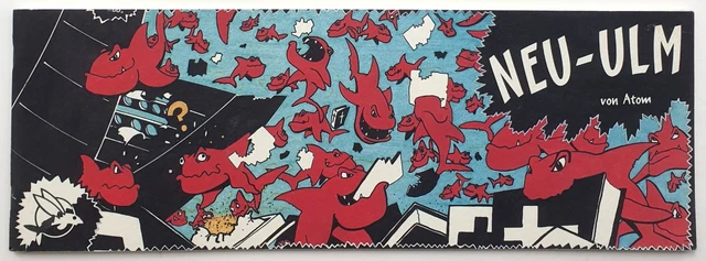 NEU-ULM KULTCOMIC VON Atom 1993 Edition Fliegender Fisch 42 x 14,8 cm ...