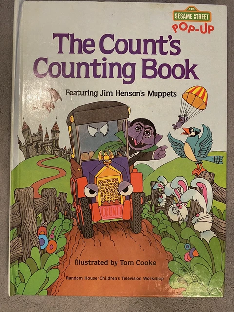 SESAME STREET THE Count's Counting Book Childrens Pop-Up book VTG ...