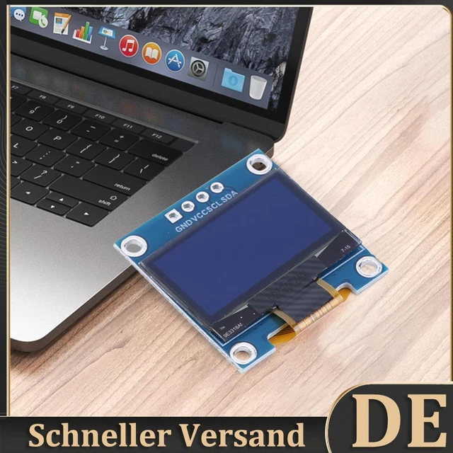 0,96 ZOLL OLED Modul 4pin IIC 128x64 SSD1315 Treiber für Arduino ...