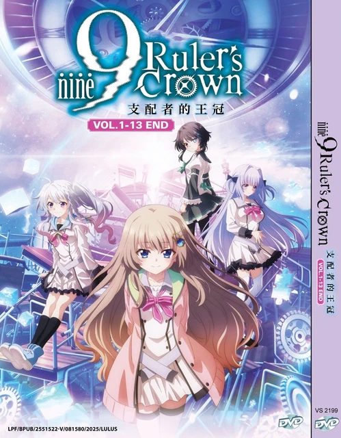 DVD ANIME 9-NINE-RULER'S Crown Vo.1-13 End English Subtitle' Region All ...
