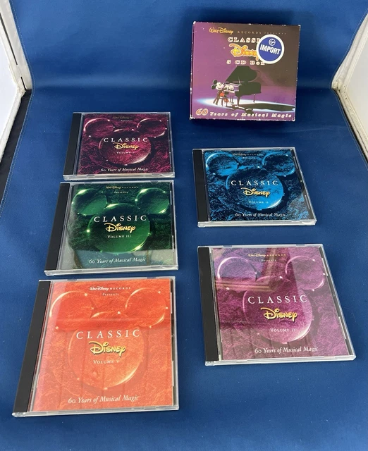CLASSIC DISNEY: 60 Years Of Musical Magic (5 Disc Boxset) CD Box Shelf ...