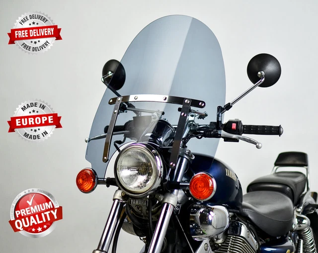 HONDA SHADOW VT 125 500 600 Tall Screen Custom Windscreen Chopper ...