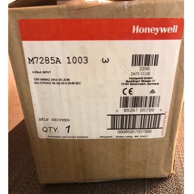 1PC HONEYWELL M7285A1003 Damper Actuator M7285A 1003 Expedited Shipping ...