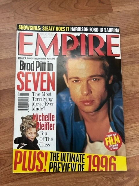 EMPIRE MAGAZINE #80 February 1996 Brad Pitt Seven Michelle Pfeiffer EUR ...