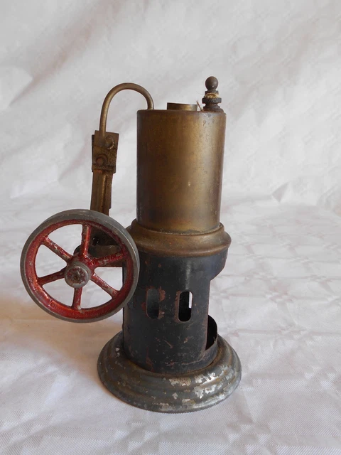VINTAGE UPRIGHT STEAM engine German 1930s to restore vertical steam toy ...