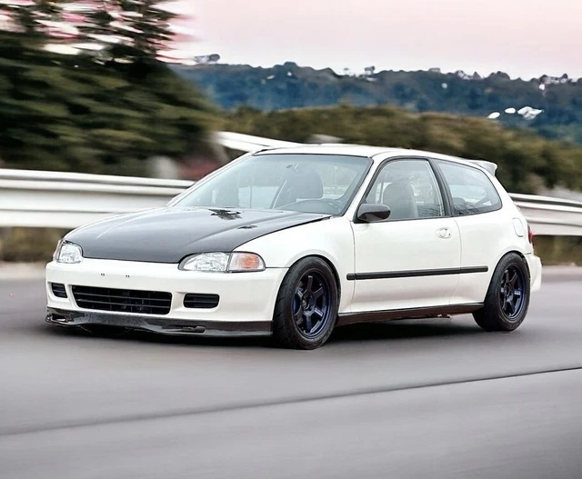 HONDA CIVIC EG 3DR 92-95 Spoon Style Carbon Lip/spoiler $750.00 ...