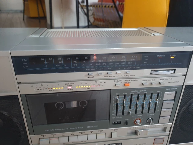 TECHNICS SA-C05L BOOMBOX Ghetto Blaster vintage TBE FONCTIONNE ...