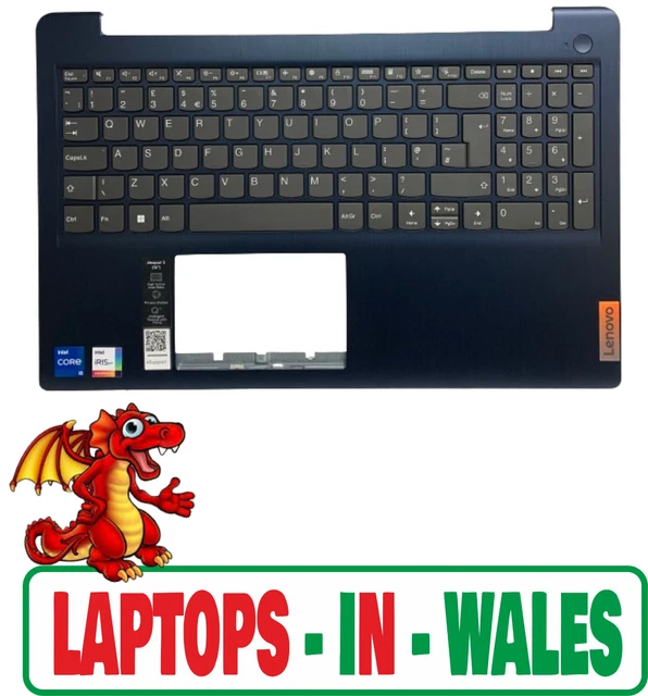 TESTED I5 LENOVO IdeaPad 3-15ADA6 / 3-15ITL6 UK Keyboard Palmrest ...