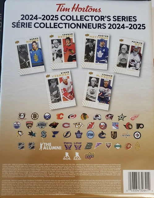2024/2025 TIM HORTONS RETROSPECTIVE ROOKIES complete master set. $1,150 ...