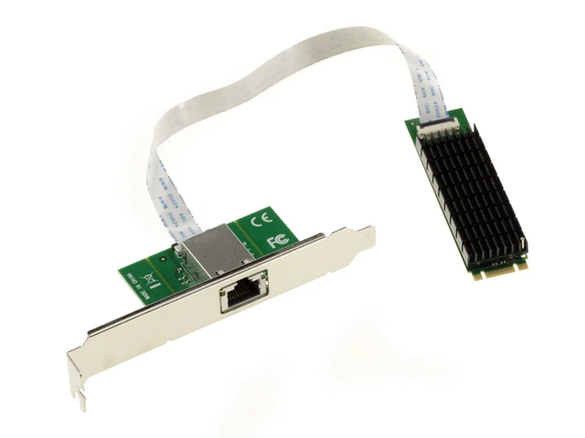 SCHEDA DI RETE M2 Pcie B+M A RJ45 10G Lan 10 Gigabit Ethernet - Aqtion ...