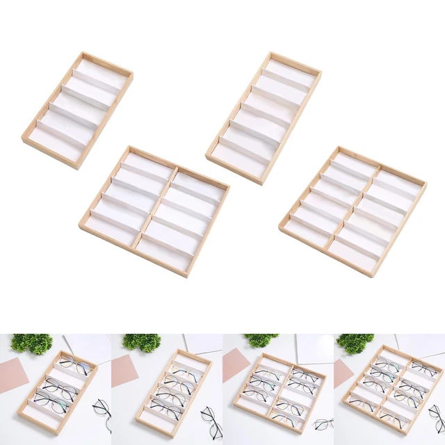 GLASSES DISPLAY TRAY, Eyewear Collector Show Tray, Stackable Display ...