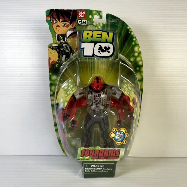BEN 10 DNA Alien Heroes Fourarms 6" Bandai New Factory Sealed 2006 EUR ...