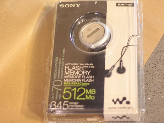 VINTAGE SONY NW-E105 Network Walkman 512 MB Digital Music Player £49.99 ...