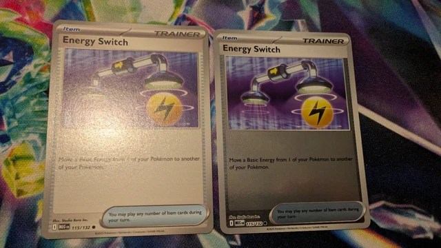 POKÉMON TCG MEGA Evolution Energy Switch 115/132 Reverse Holo And ...