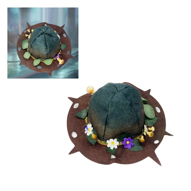 SPOOKY WITCH HAT for Halloween Party Decorations Accessories Leaf ...