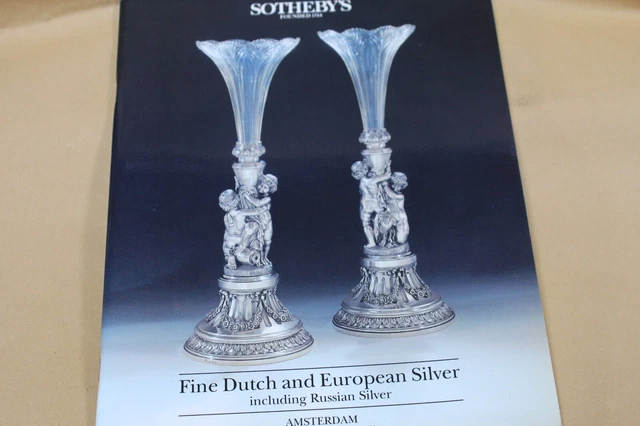 SOTHEBY'S FINE DUTCH and European Silver Including Russian Silver EUR ...